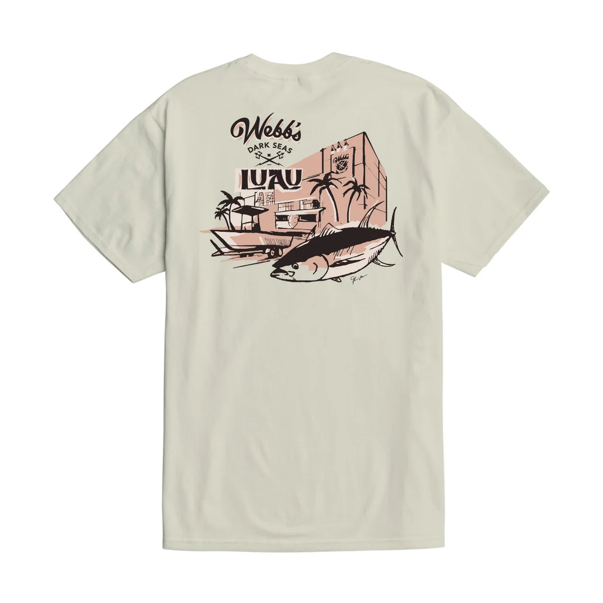 Webb's Luau Tee "Webb's X Dark Seas" – Webb's Grainworks